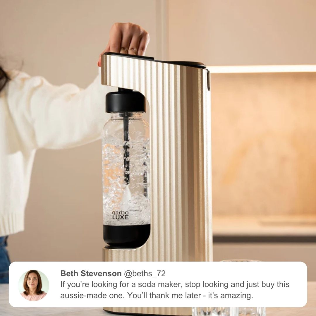 Qarbo LUXE – Premium Sparkling Water & Drink Maker | Infuse Real Fruit ...